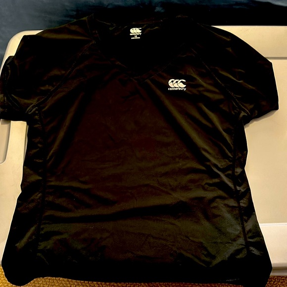 Canterbury | Tops | Black Workout Shirt From New Zealand | Poshmark